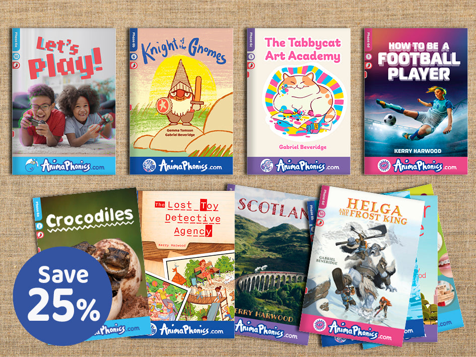 Phase 6 Guided Reading Pack – Anima Phonics