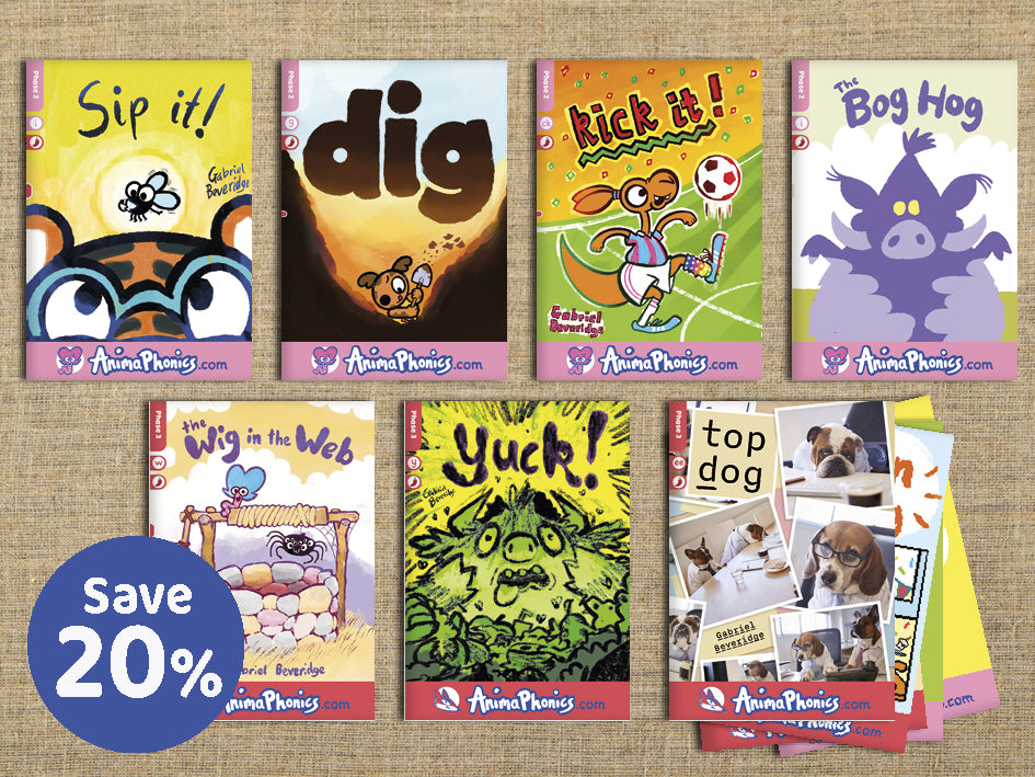 Phase 2-3 Story Books Guided Reading Pack – Anima Phonics