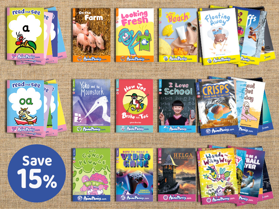 Phase 2-6 Book Set – Anima Phonics