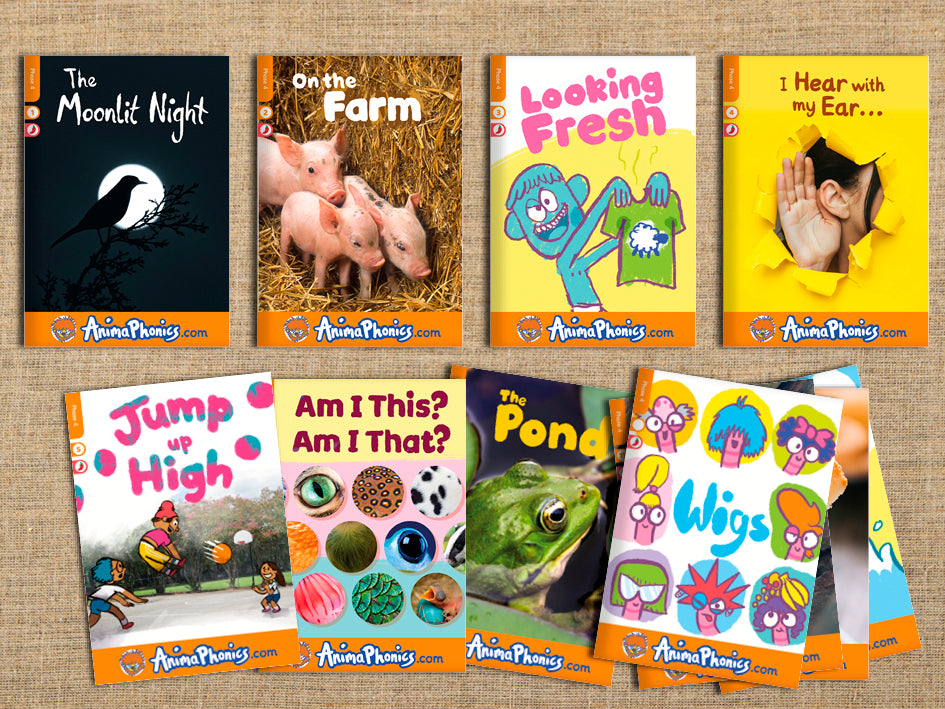 Phase 4 Decodable Books – Anima Phonics