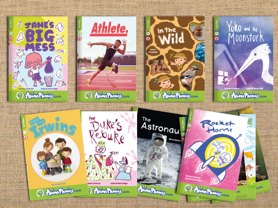 Phase 5b Decodable Books – Anima Phonics